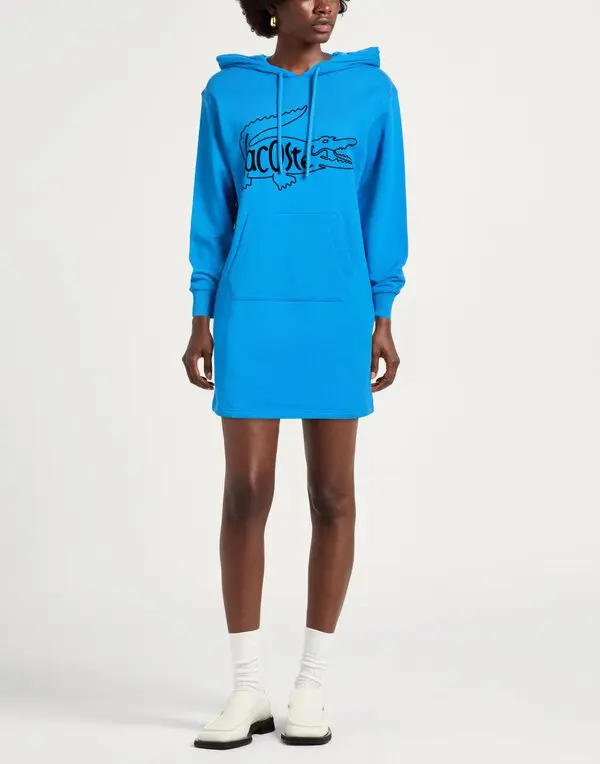 Lacoste Cotton Fleece T-shirt Mini Dress