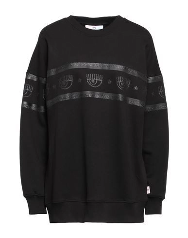 CHIARA FERRAGNI Cotton Sweatshirt - Black