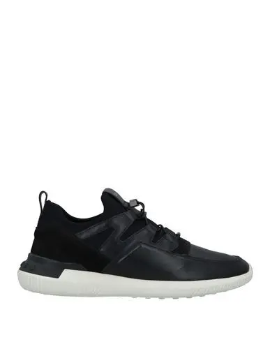 TOD'S NO CODE Leather And Textile Low-top Sneakers - Black