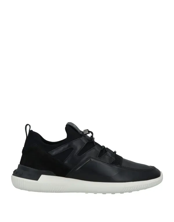 TOD'S NO CODE Leather And Textile Low-top Sneakers - Black
