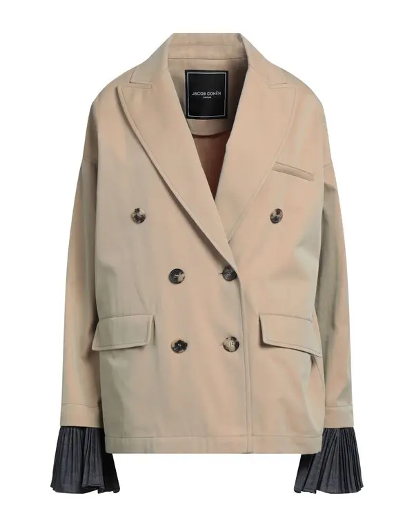 JACOB COHЁN Overcoat & Trench Coat Size Cotton
