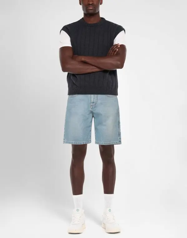 Gcds Denim Cotton Shorts