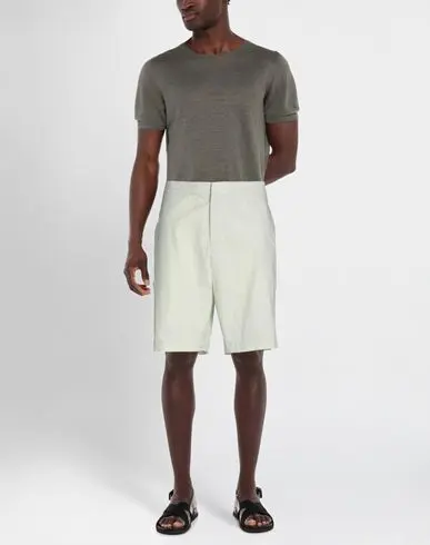 AMBUSH Cotton Bermuda Shorts - Light Green