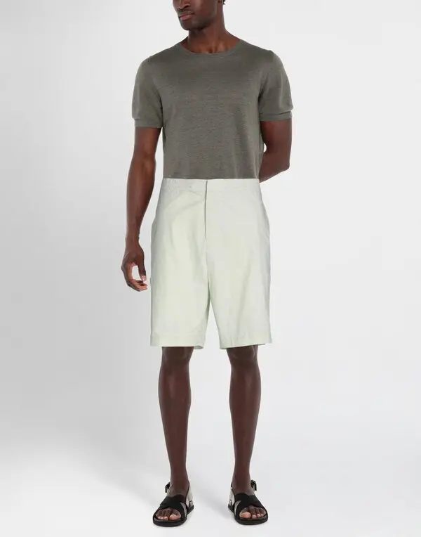 AMBUSH Cotton Bermuda Shorts - Light Green
