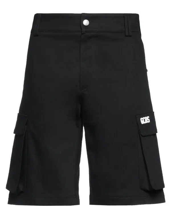 Gcds Cotton Cargo Shorts - Black