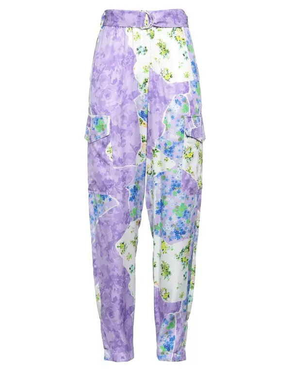 MSGM Floral Print Tapered Pants