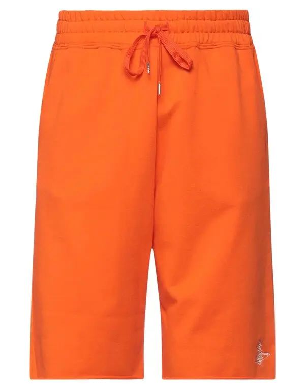 VIVIENNE WESTWOOD Cotton Terry Shorts - Orange