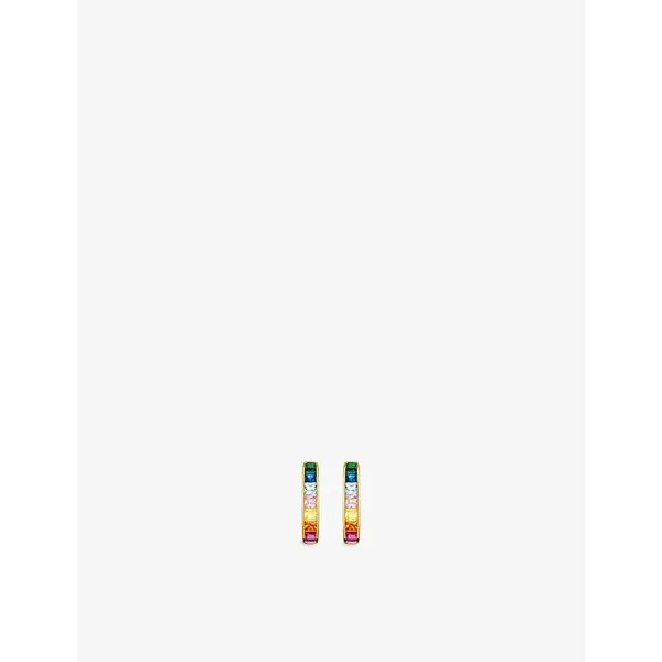 THOMAS SABO Rainbow Sterling Silver Hoop Earrings - Multicoloured