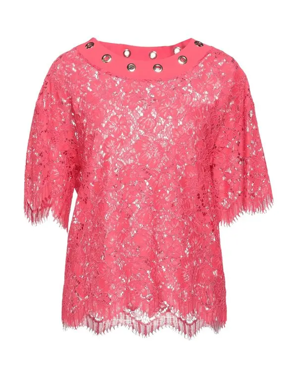CUSTO BARCELONA Embellished Lace Top - Pink