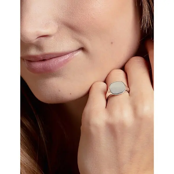 THOMAS SABO Classic Sterling Silver Signet Ring