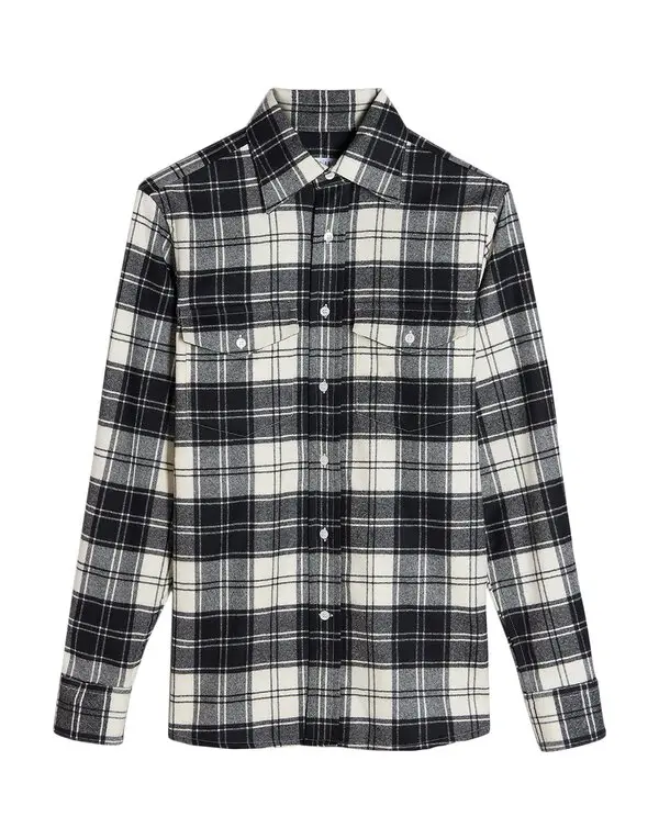 Dunhill Shirt Size Wool, Polyester, Elastane