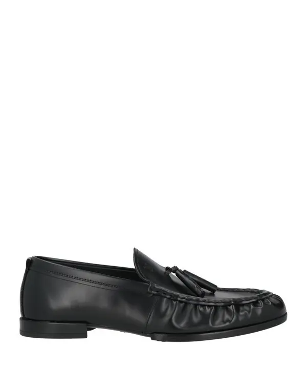 TOD'S Leather Loafers - Black