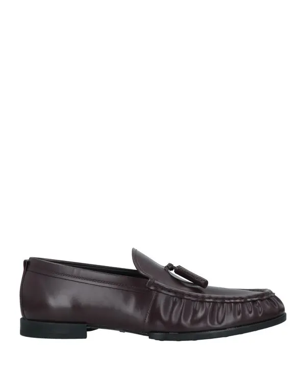 TOD'S Leather Loafers With Tassels