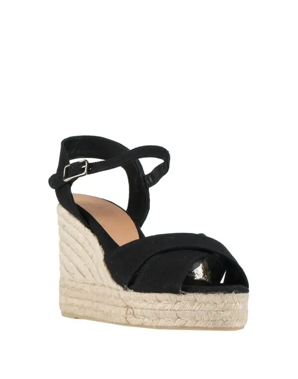 CastaÑer Espadrille Sandals - Black