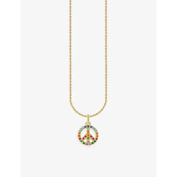 THOMAS SABO Peace Necklace - Multicoloured