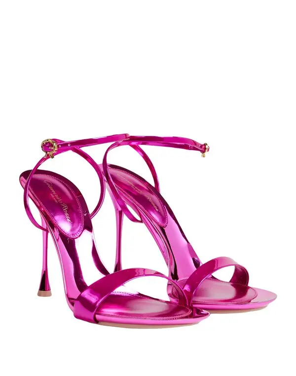 GIANVITO ROSSI Sandals In Leather - Pink