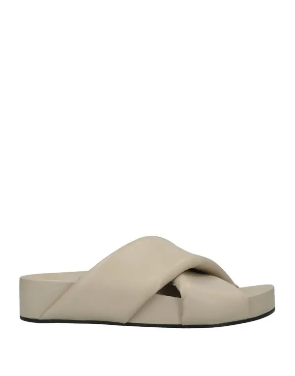 JIL SANDER Sandals Soft Leather - Beige