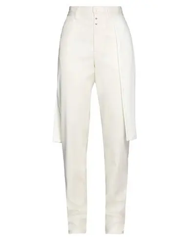 MAISON MARGIELA High-waisted Tapered Pants - White