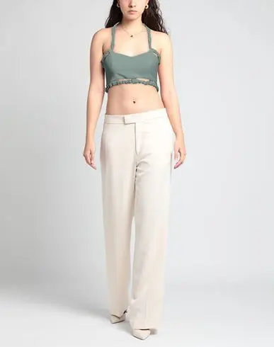 GANNI Top Organic Cotton - Sage Green