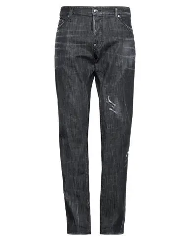 Dsquared2 Jeans In Cotton, Elastane And Cow Leather