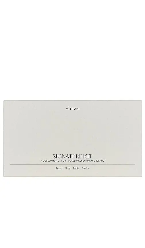 VITRUVI Signature Kit