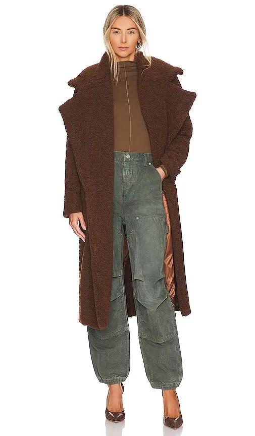 SNDYS. X Teddy Coat - Brown