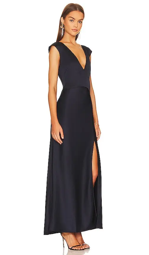 chinese dress ladies Kimberly Embellished Maxi Dress in Black