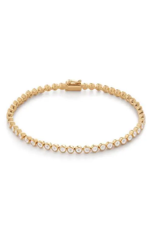 Monica Vinader Diamond Essential Tennis Bracelet - Yellow Gold