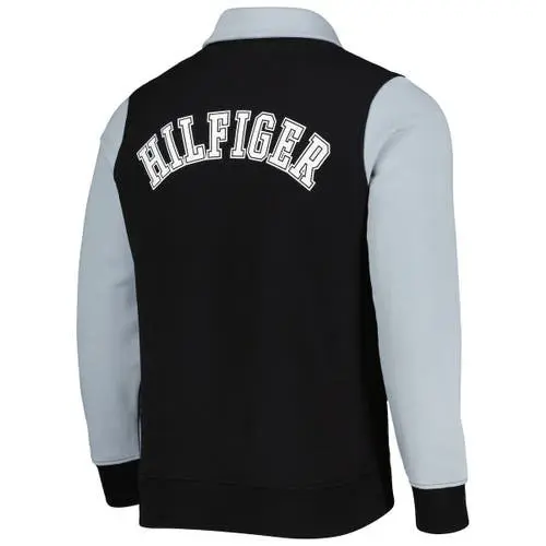 Tommy Hilfiger Silver Las Vegas Raiders Aiden Quarter-zip Sweatshirt