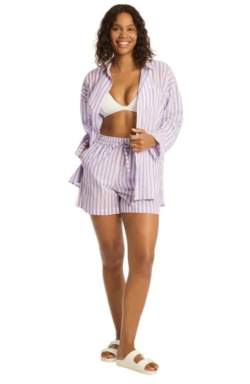 SEA LEVEL Sails Beach Stripe Cover-up Tunic