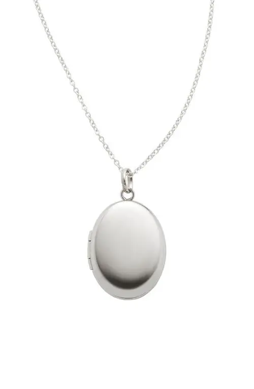 MADE BY MARY Oval Locket Necklace