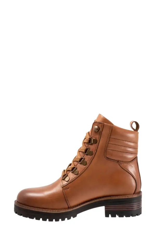Softwalk Everett Lace-up Boots - Luggage Leather