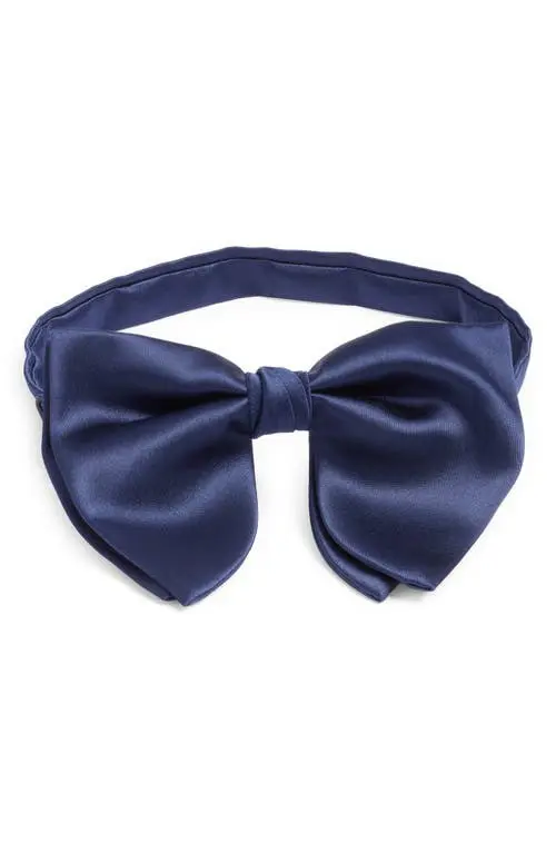 CLIFTON WILSON Silk Butterfly Bow Tie - Blue