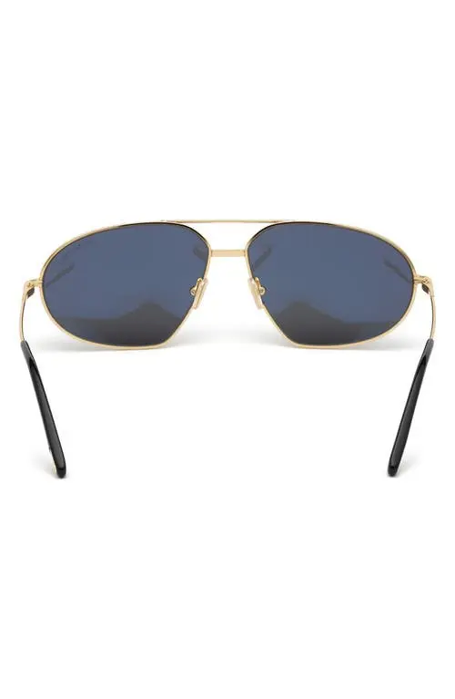 TOM FORD Bradford 63mm Oversize Pilot Sunglasses