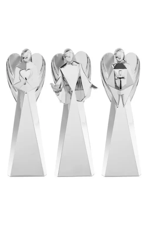 NAMBE Set Of 3 Angels - White