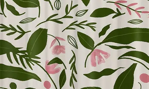 DENY DESIGNS The Plant Lady Shower Curtain