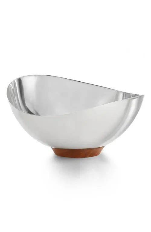 NAMBE Pulse Nut Bowl - Metallic Silver