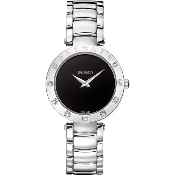 BALMAIN WATCHES Bijou Diamond Bracelet Watch - Silver/black