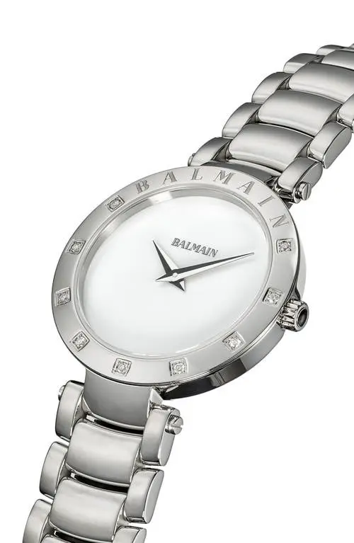 BALMAIN WATCHES Bijou Diamond Bracelet Watch - Silver/white