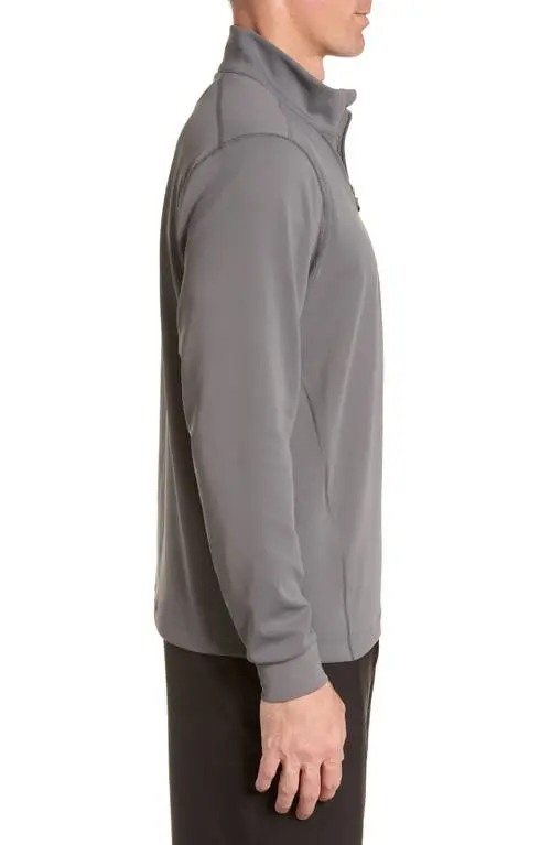 Cutter & Buck Traverse Stretch Quarter Zip Pullover - Elemental Grey