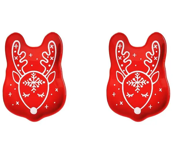 TEMP-TATIONS Set Of Two Seasonal Spoon Rests - One-color