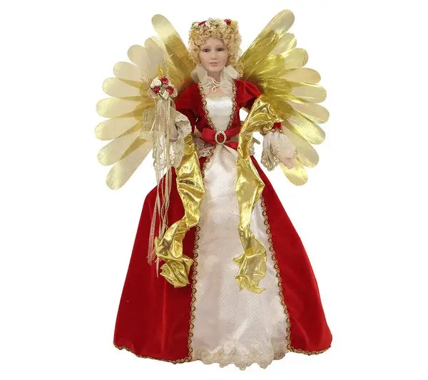 FRASER HILL FARM 32 Christmas Angel Figurine With Music - One-color