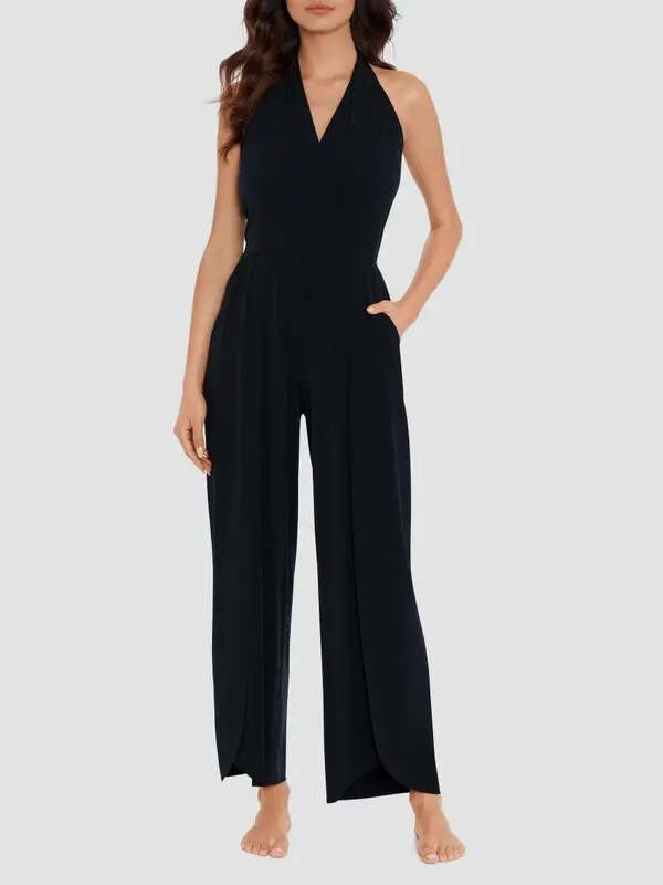 Magicsuit Halter Cover-up Jumpsuit