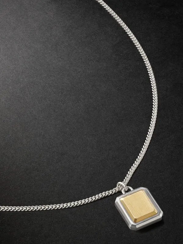 M. Cohen Pira Sterling Silver And 18-karat Necklace - Gold