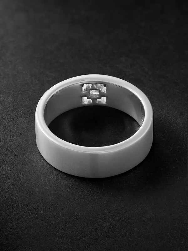 SUZANNE KALAN 18-karat White Gold Diamond Ring - Silver