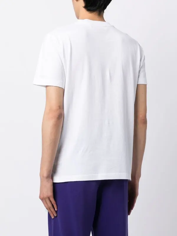 Off-White Diag-stripe Cotton T-shirt - White