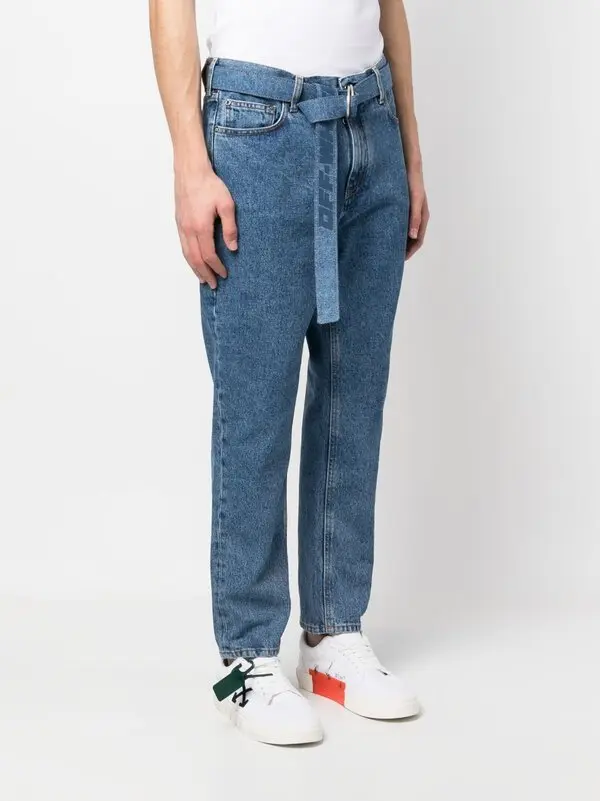 Off-White Indust Slim-fit Jeans - Blue