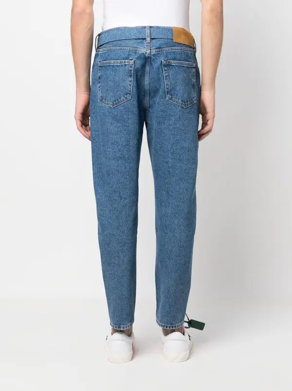 Off-White Indust Slim-fit Jeans - Blue