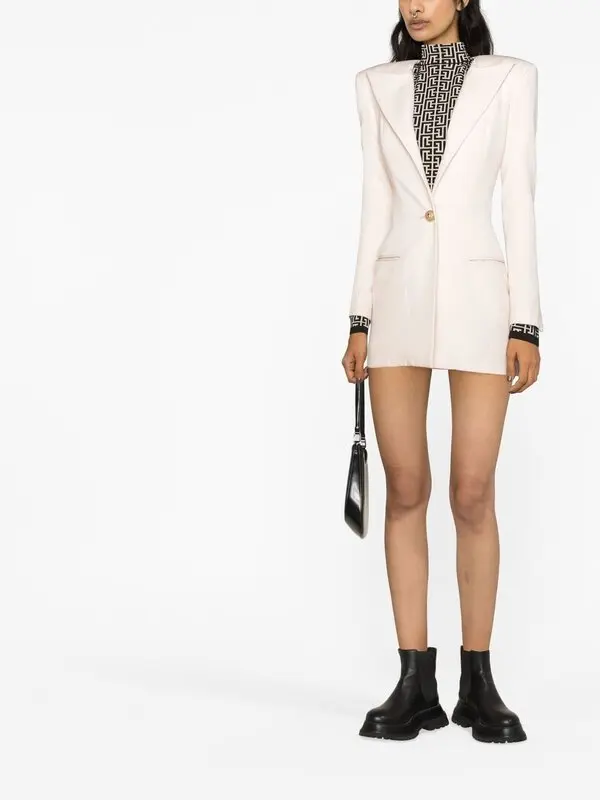 Balmain Tailored Mini Dress - Pink