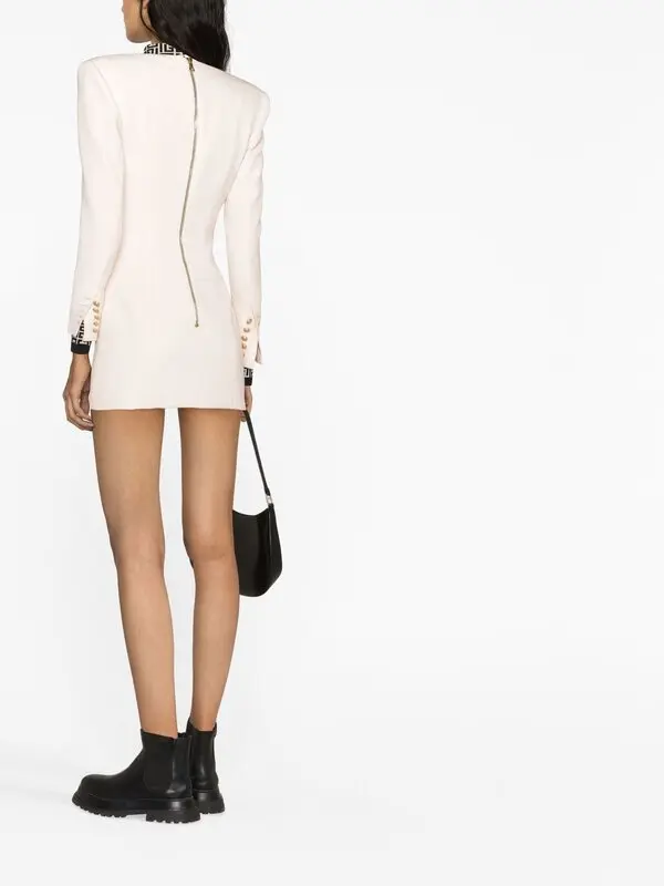 Balmain Tailored Mini Dress - Pink